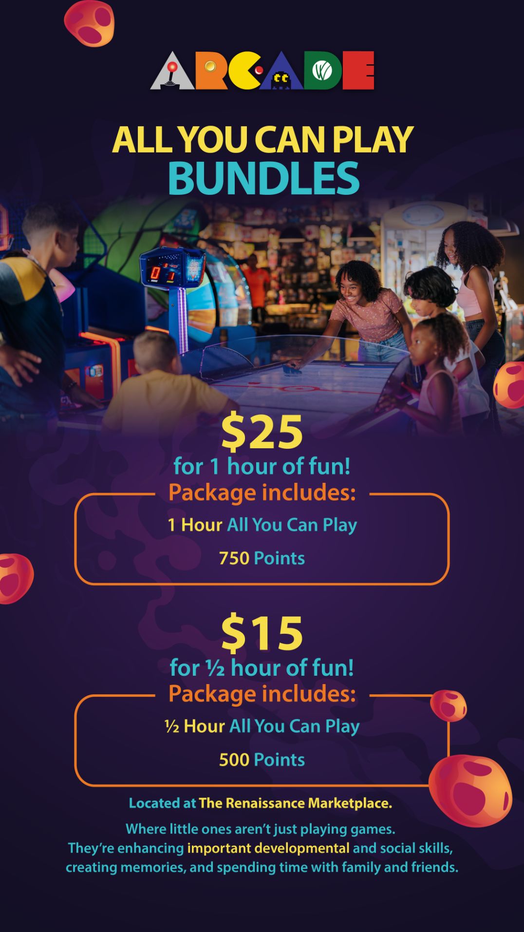 Arcade Aruba — Renaissance Marketplace